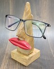 Decorative Nose Wooden Handmade Spectacle Stand Goggle Specs Eyeglass ...