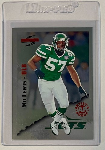 Mo Lewis 1995 Score #107 Red Siege Artist's Proof | eBay