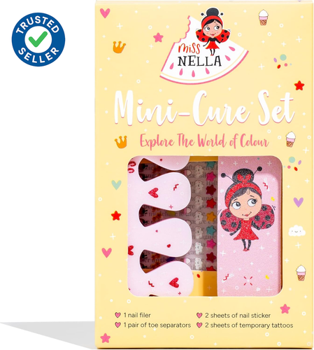 Mani-Cure- Nail Accessories Set for Kids- Stickers, Tattoos, Nail Filer ...