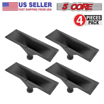 5Core Screw On Compression Driver Horn 4Pcs Tweeter Throat 15X5 ABS ...