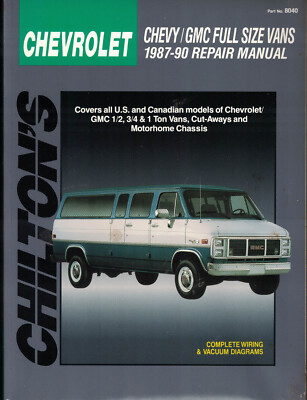 Chilton repair manual: Chevrolet & GMC Full-Size Vans 1987-1990. | eBay