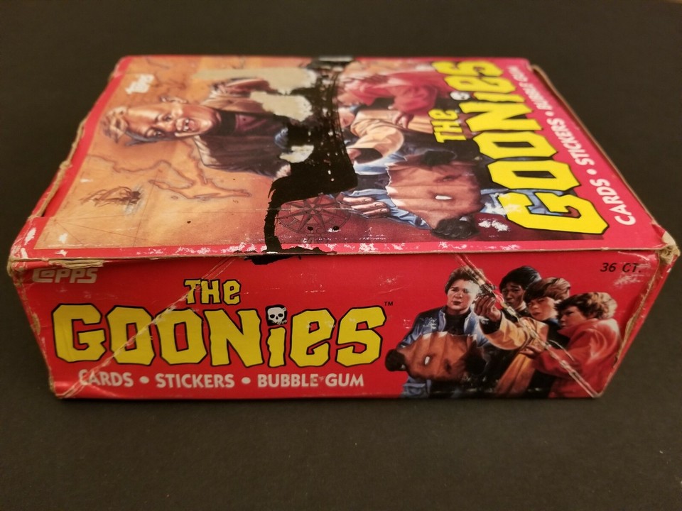 Topps 1985 The Goonies Trading Cards Wax Full Box Unopened 36 Wax Packs ...