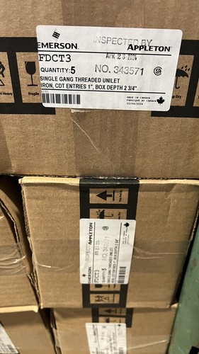 Appleton FDCT3 Iron Box FDCT1100 | eBay