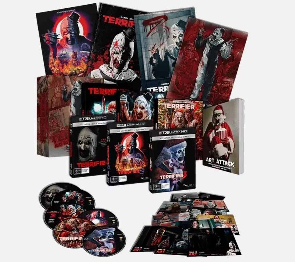 TERRIFIER Art Attack Collection Umbrella Limited Ed (4K UHD & BD) NEW ...