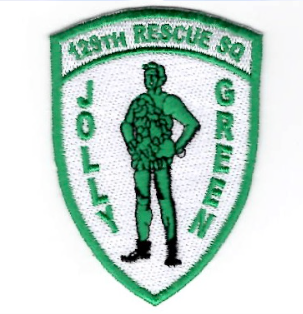 3.6" AIR FORCE 129TH RESCUE SQUADRON JOLLY GREEN EMBROIDERED JACKET ...