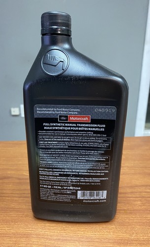 Motorcraft XT-M5-QS MTX-75 & IB5 MANUAL Synthetic Transmission Fluid (1 ...