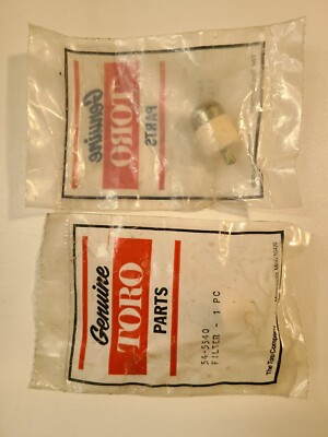 Two (2) Genuine Toro Gas Fuel Filter 54-5540 Small Engine OEM | eBay