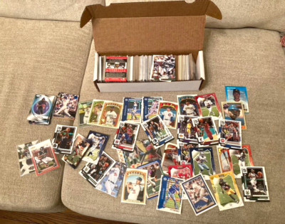 300 count card box Football, Basketball, Baseball, Serial # - HOF ...