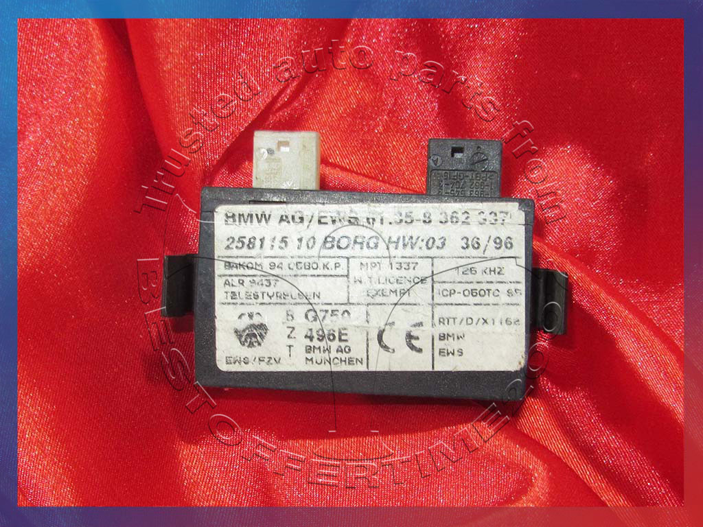 BMW E36 E34 E39 E38 E31 3 5 7 8 Z3'es AG/EWS TRANSMITTER RECEIVER ...