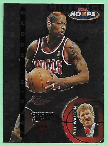 1997-98 NBA Hoops - Bill Walton Talking Hoops - Dennis Rodman #4 Chicago Bulls | eBay