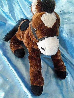 Stuffed Plush HugFun Bay Pony Horse 15" | eBay