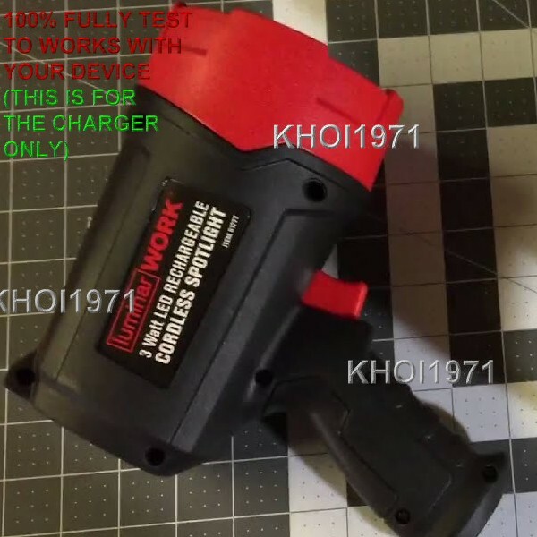 WALL charger AC adapter for 61777 Harbor Freight LUMINAR Work LED 3W ...