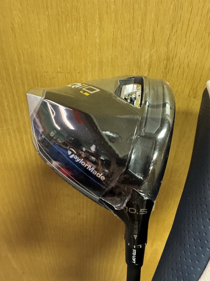 NEW TaylorMade Golf Qi10 LS 10.5 Degree Driver - Stiff RH Tensei AV ...
