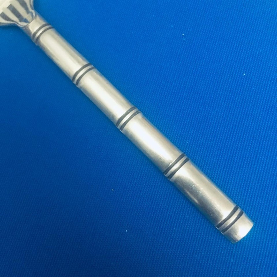 10 pc. Pier 1 Imports Flatware 18/8 Stainless Bamboo Handle Service For ...