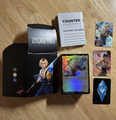 DECK ONLY Final Fantasy x Commander Deck Counter Blitz Sealed Deck No ...