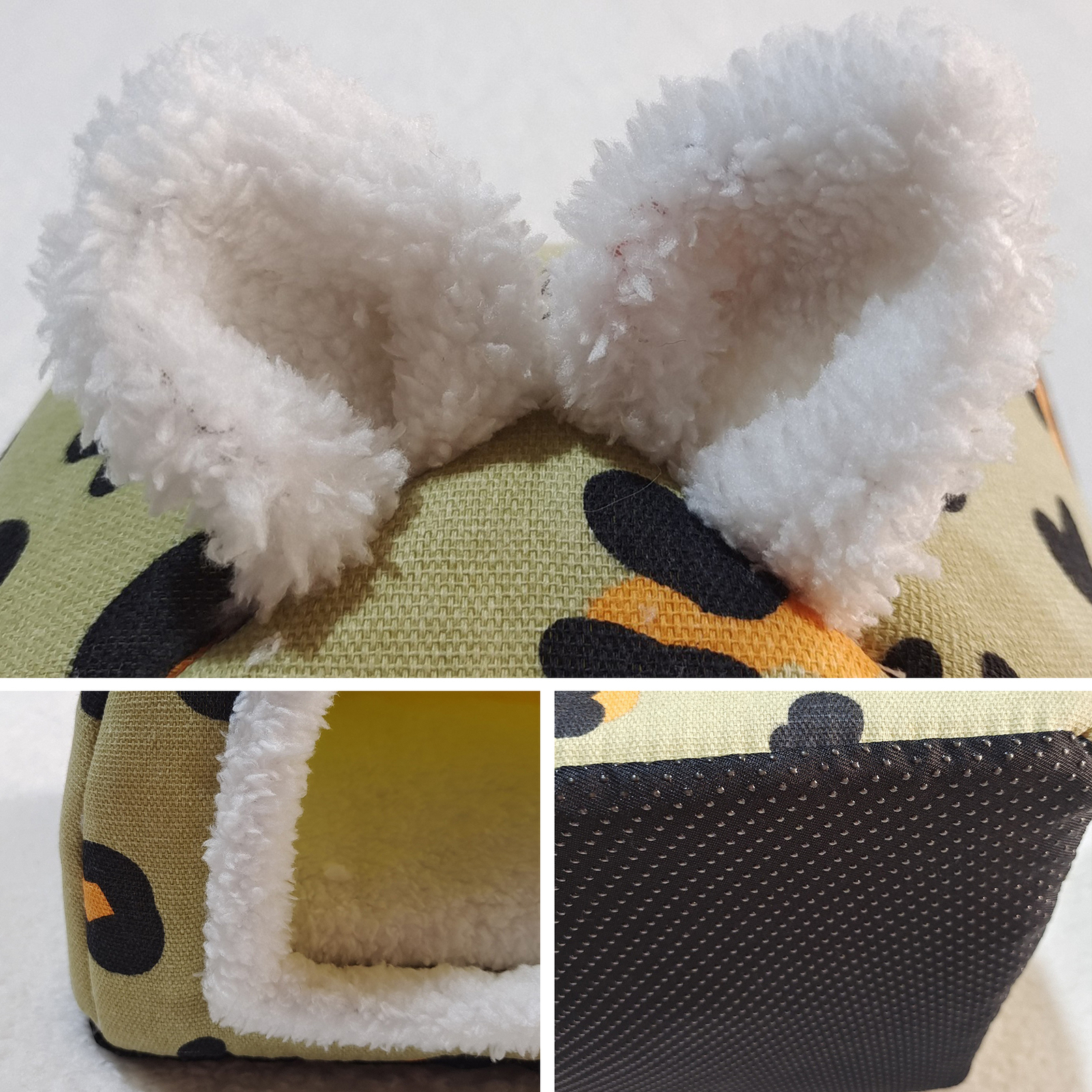 Fully Enclosed Rat Bed Comfortable Pet Nest Cozy Hideout for Guinea ...