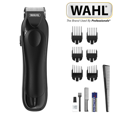 Wahl Mini Pro Cordless Trimmer Kit 0.5 - 13mm Cutting Lengths Black ...