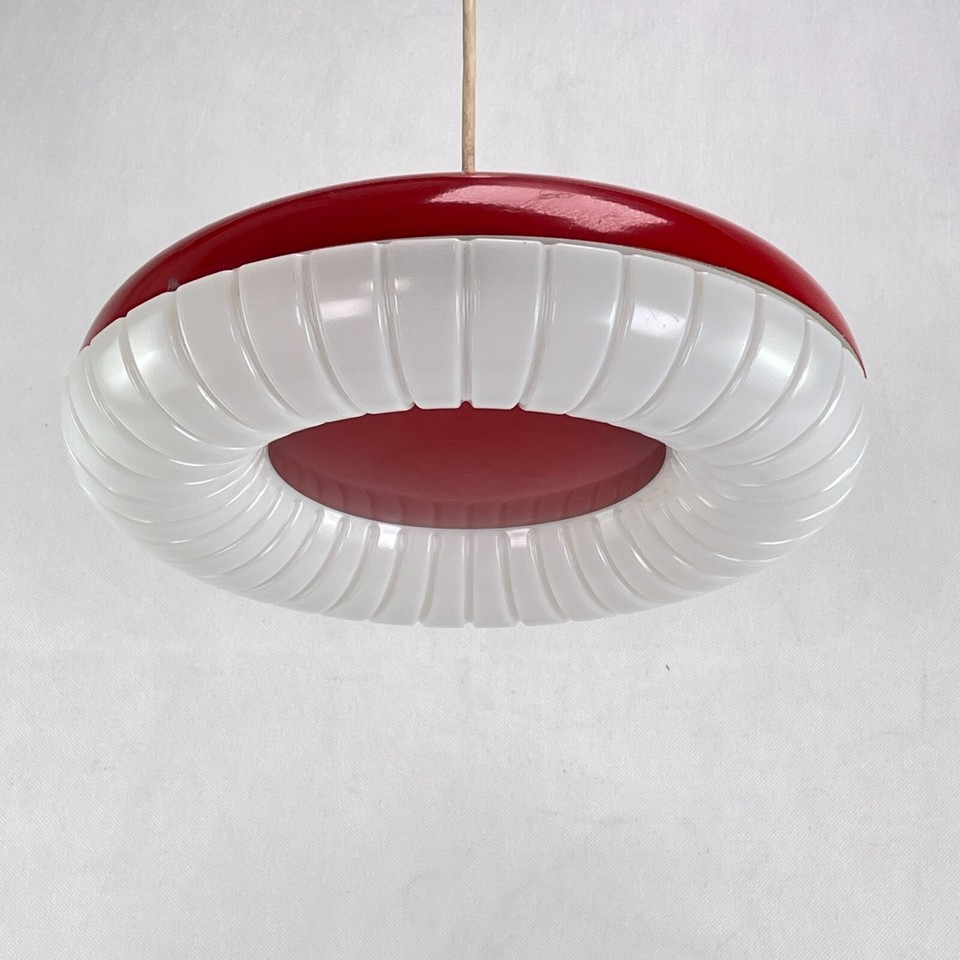 Red Vintage Siemens Lamp Model Siform Pendant Ceiling 1960s | eBay