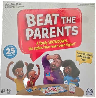 Beat The Parents Classic Family Trivia Game, Kids Vs Parents, with 25 ...