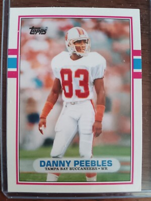 DANNY PEEBLES TAMPA BAY BUCCANEERS 1989 TOPPS FOOTBALL, CARD# 47T | eBay