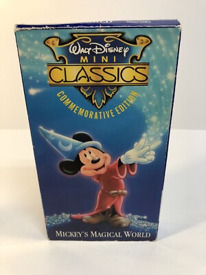 WALT DISNEY MINI CLASSICS VHS Video Commemorative Edition MICKEY'S ...