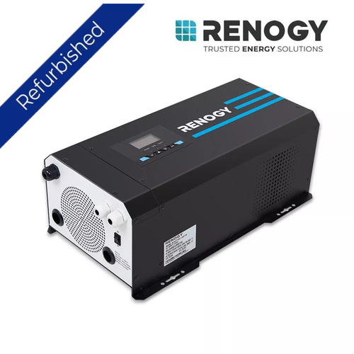Renogy 2000W 12V DC to 120V AC Pure Sine Wave Inverter W/ LCD Display ...