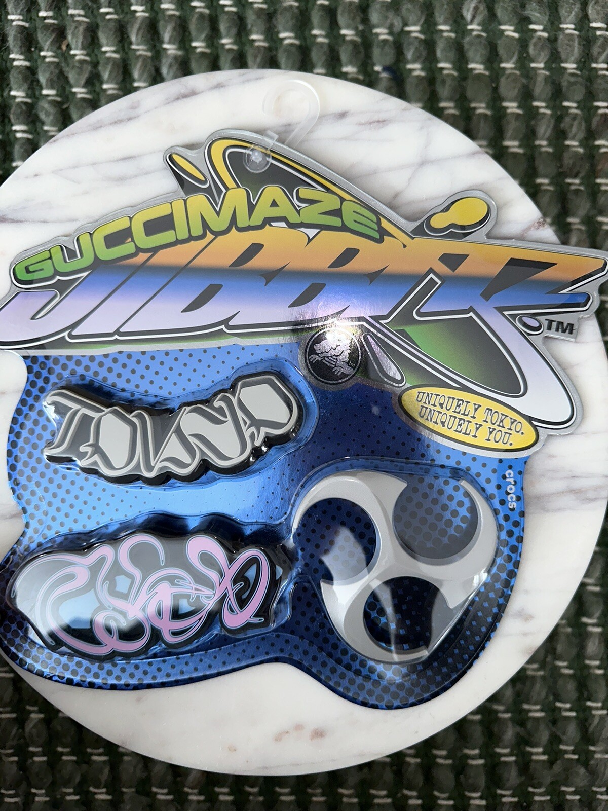 guccimaze x crocs authentic jibbitz • iconic graffiti 3-pack #2 • super ...