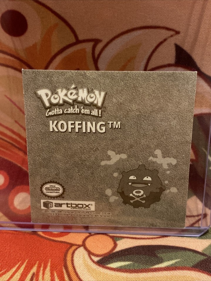 Vintage 1999 Artbox Pokemon Sticker Rare Series 1 Golden Textured #G18 ...