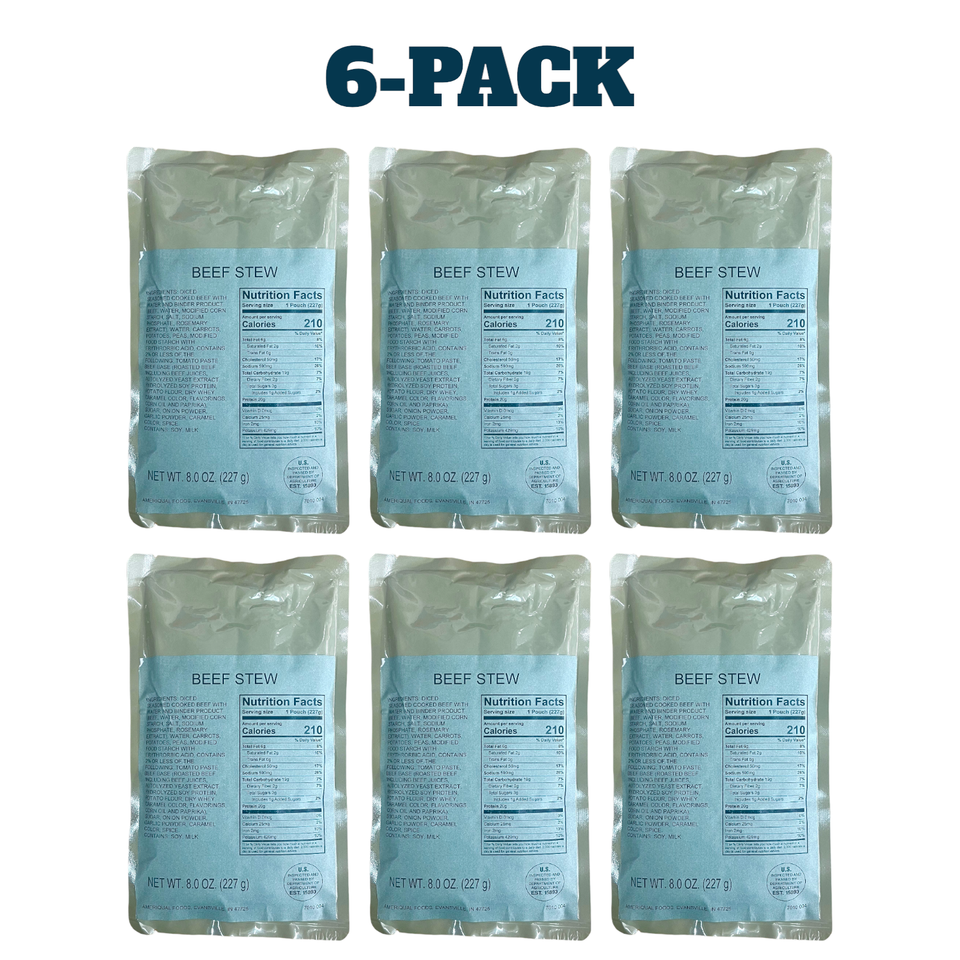 MRE Entree - Beef Stew, Authentic Military Surplus, 2026 First ...