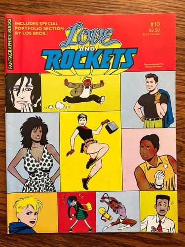 Love and Rockets 10 1985 first print hernandez jaime gilbert ...