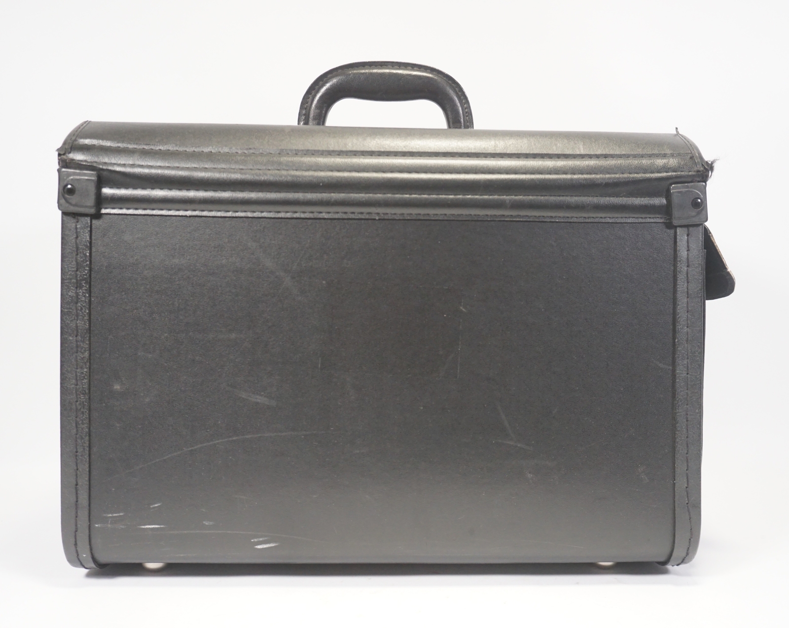 Vintage Leather Aviator Case File Business Suitcase B… - Gem
