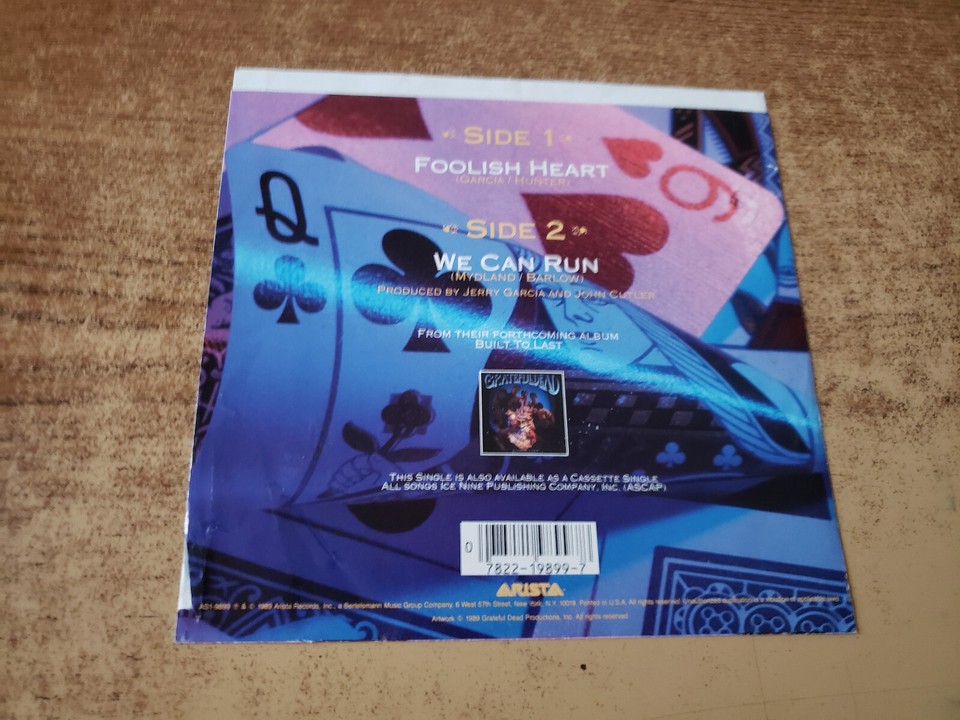 PHIL LESH AUTOGRAPHED 1980s VG++ SLEEVE Grateful Dead – Foolish Heart ...