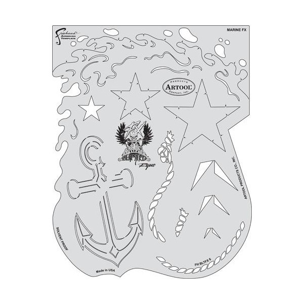 Stencil aerografo ARTOOL Ryno Blasted by Ryan Templeton - SCEGLI IL TUO ...