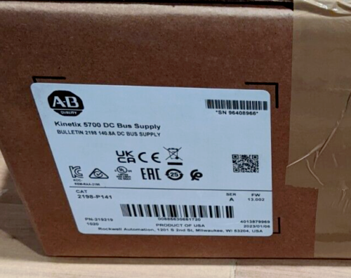 Sealed AB 2198-P141 Kinetix 5700 DC Bus Power Supply Allen Bradley 2198 ...