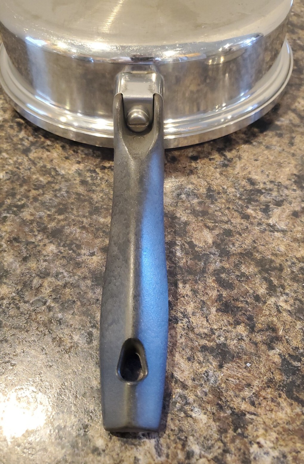 Vintage Prudential Ware 9" Stainless Steel skillet / saute Pan with lid ...