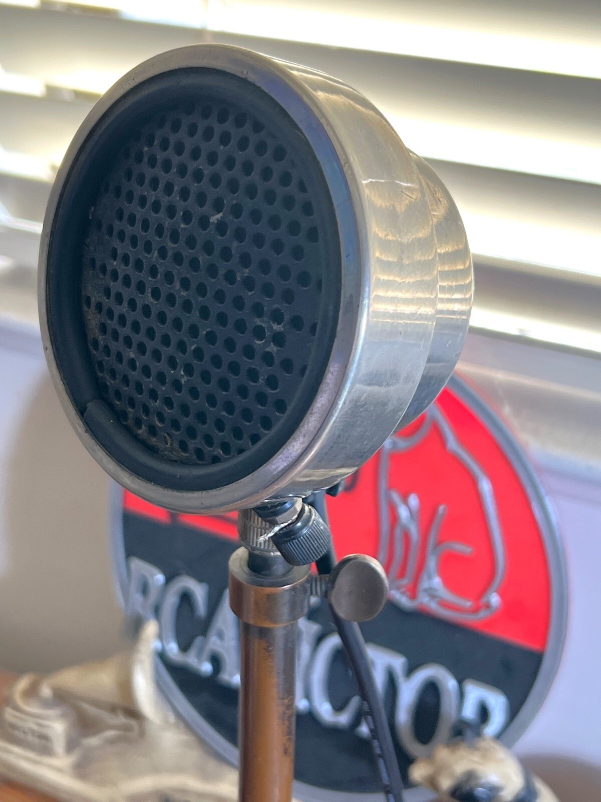 Super Rare 1930's LUSTRAPHONE MC Microphone, working w/old Universal ...