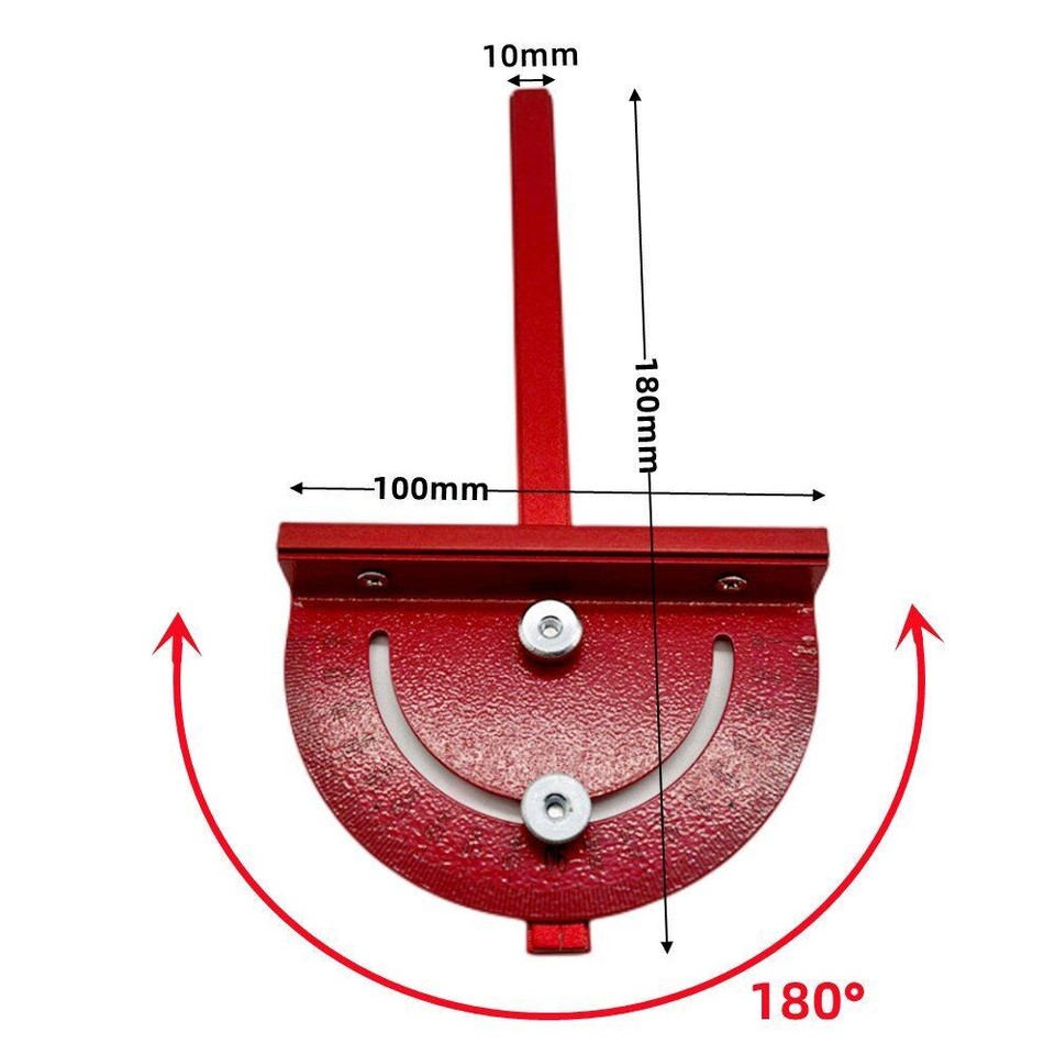 Aluminum Router Table Insert Plate W/ Miter Gauge Guide Bracket ...