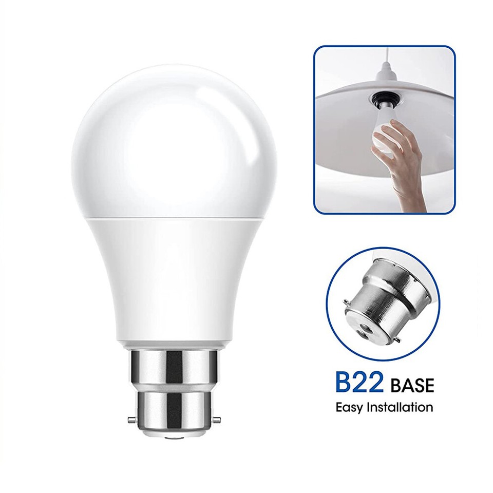 E27 B22 LED Lamp Bulb Non-dimmable Plastic A50 5W SMD 2835 220V Bulbs ...