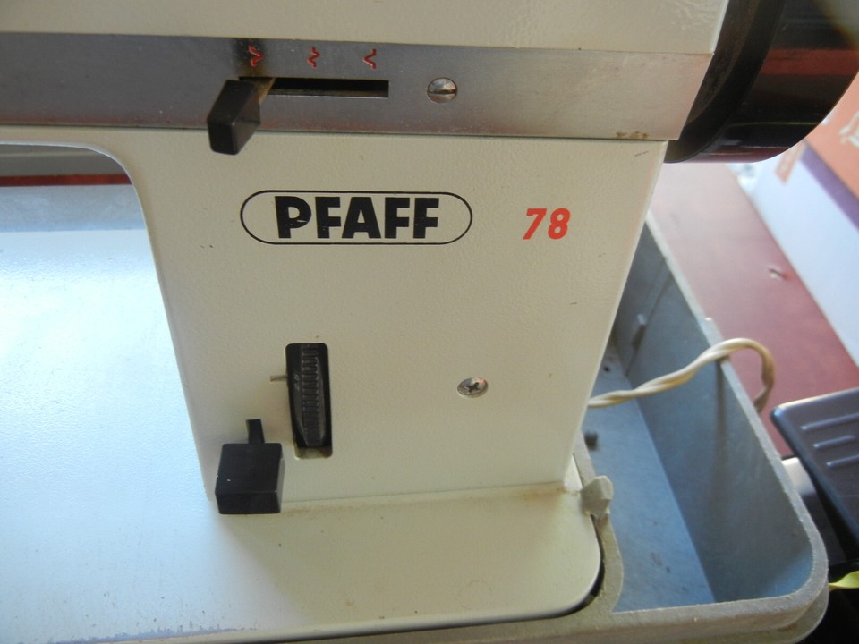 Vintage Pfaff Model 78 Sewing Machine + Case + Accessories | eBay