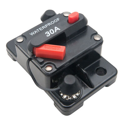 12-24V 30Amp Automotive Car Marine Circuit Breaker Trip Switch Fuses ...