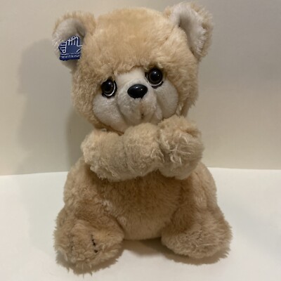 Vintage Applause Plush Teddy Bear Hands Fasten Togethther Stuffed ...