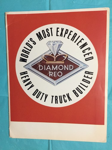 LOT 1967 DIAMOND REO "HEAVY DUTY TRUCKS" Truck Dealer Sales Brochure ...