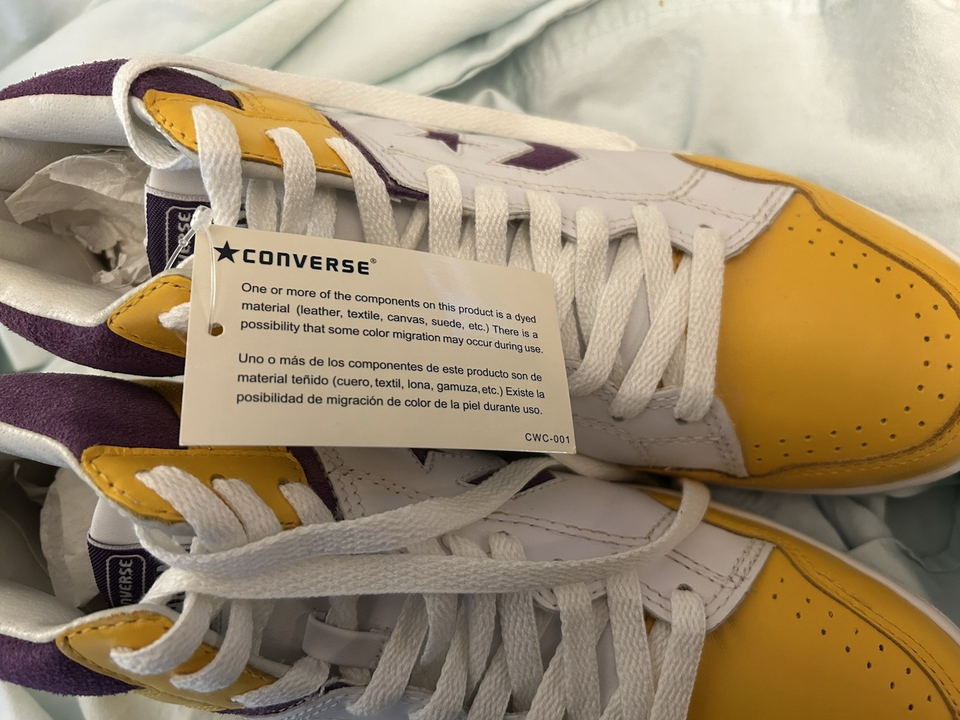 NEW 1986 CONVERSE WEAPON Sneakers Size 11 LAKERS Magic Johnson Jordan ...