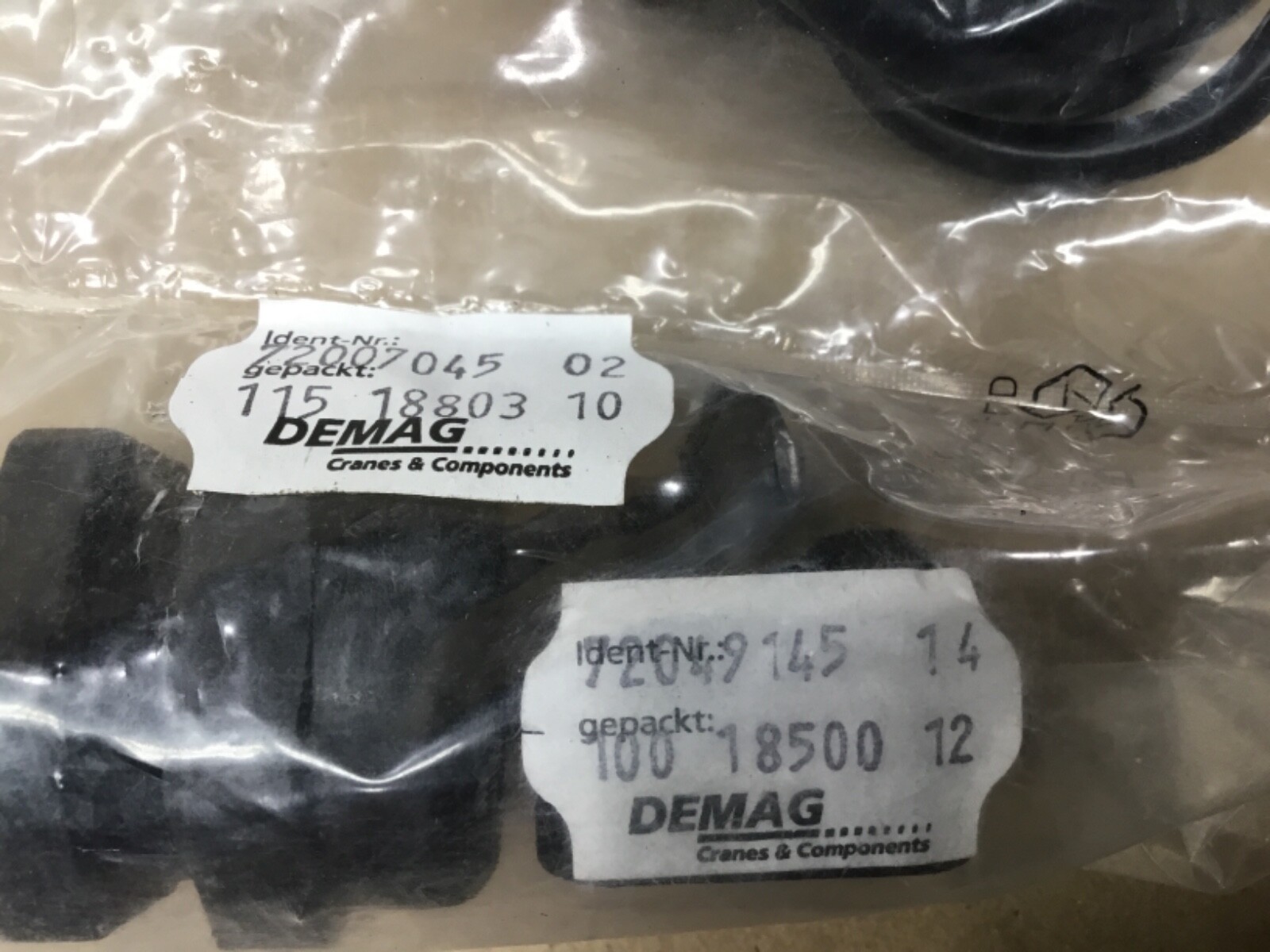 DEMAG POWER PLUG ASSEMBLY KIT 72007045-02 / 72007045 #52D39 | eBay