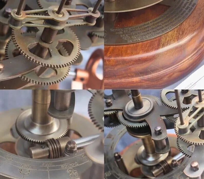 Antique Brass Orrery Solar System Sun~Earth~Moon Motion Scientific ...