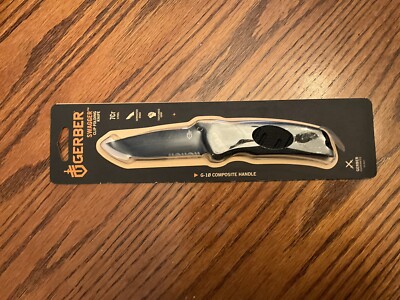 gerber swagger knife Clip Folding Pocket Knife Black Serrated Blade | eBay