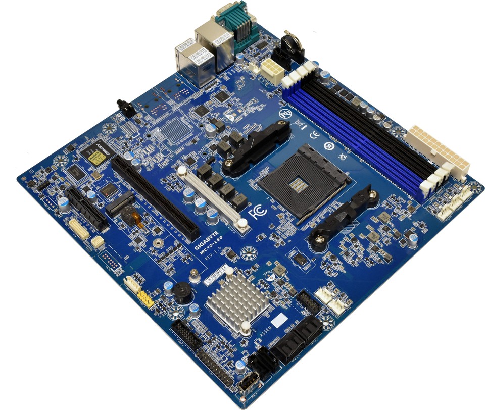 Gigabyte Mainboard MC12-LE0 Re1.0 AMD B550 AM4 Ryzen 5000 4000 Server ...