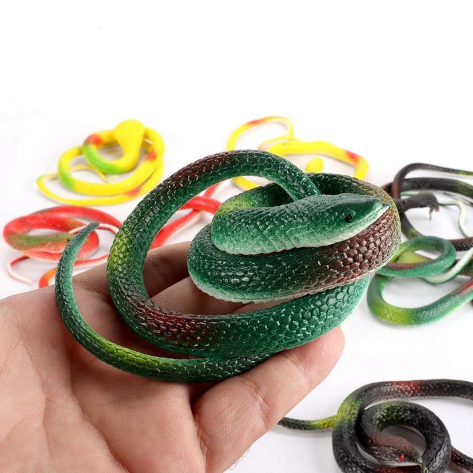 Realistic Rubber Snakes Trick Toy Simulation Snake Rubber Small Snakes ...