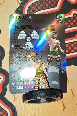 HEROCLIX HERCULES 026 W/LEGACY CARD L026 | eBay