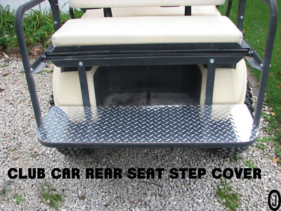 Club Car DS Golf Cart Polished Aluminum Diamond Plate Rear Seat Step ...